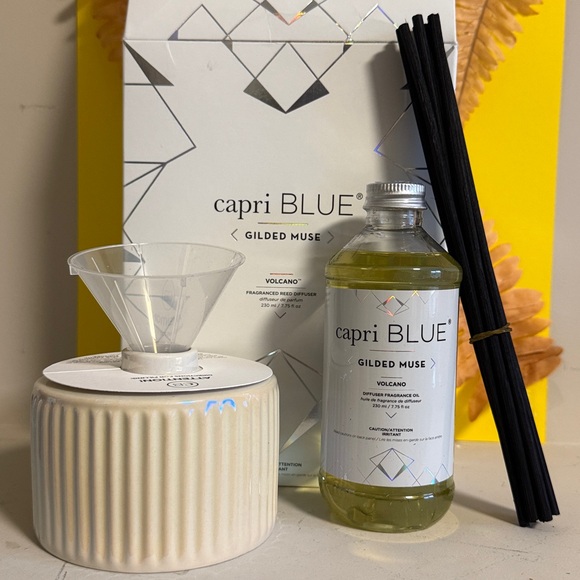capriblue | Other | Capri Blue Gilded Muse Volcano Diffuser | Poshmark